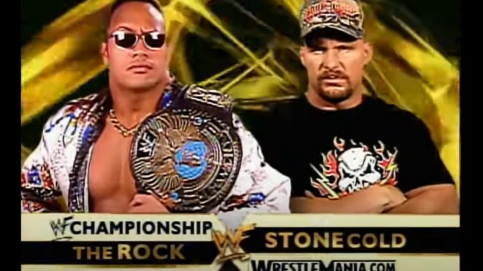 TJR WrestleMania's Greatest Matches: Steve Austin vs. The Rock ...