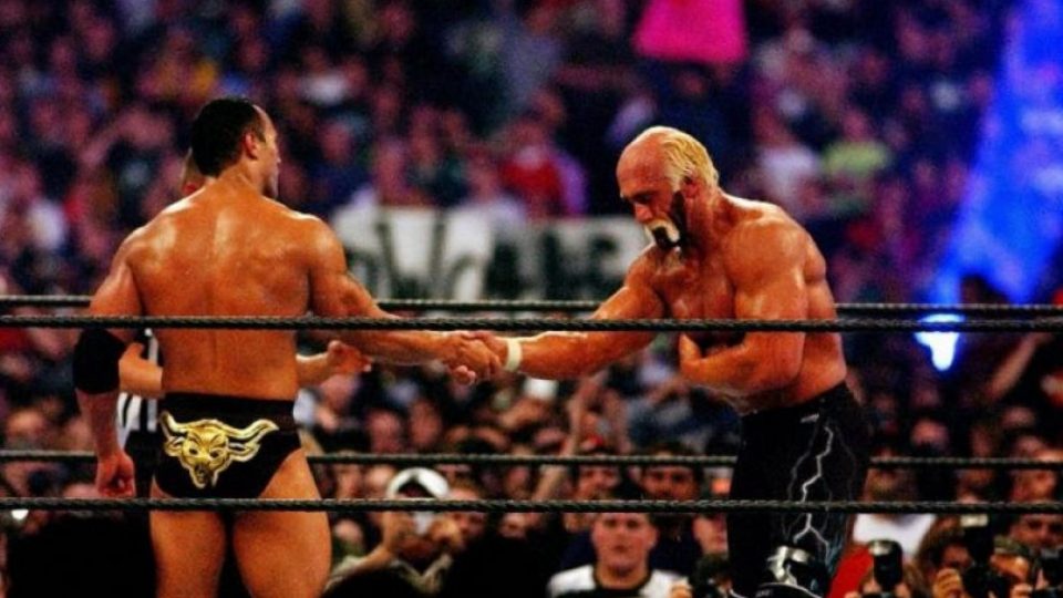 (Almost) 5-Star Match Reviews: The Rock vs. "Hollywood" Hulk Hogan ...