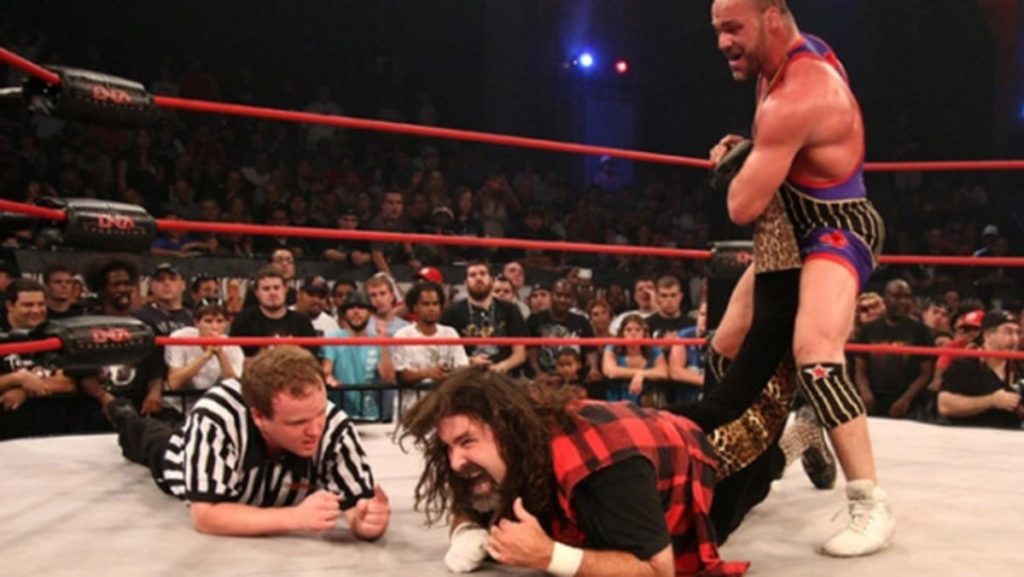 Kurt Angle Wishes He Could Have Wrestled Mick Foley Earlier In Career ...