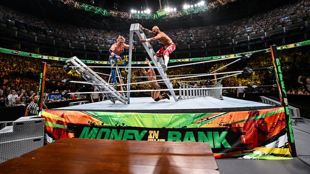 Logan Paul Shares Photo Of Money In The Bank Ladder Match Aftermath ...