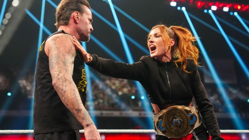 Becky Lynch Responds To "AJ Lee" Chants On WWE Raw, And Slaps CM Punk ...